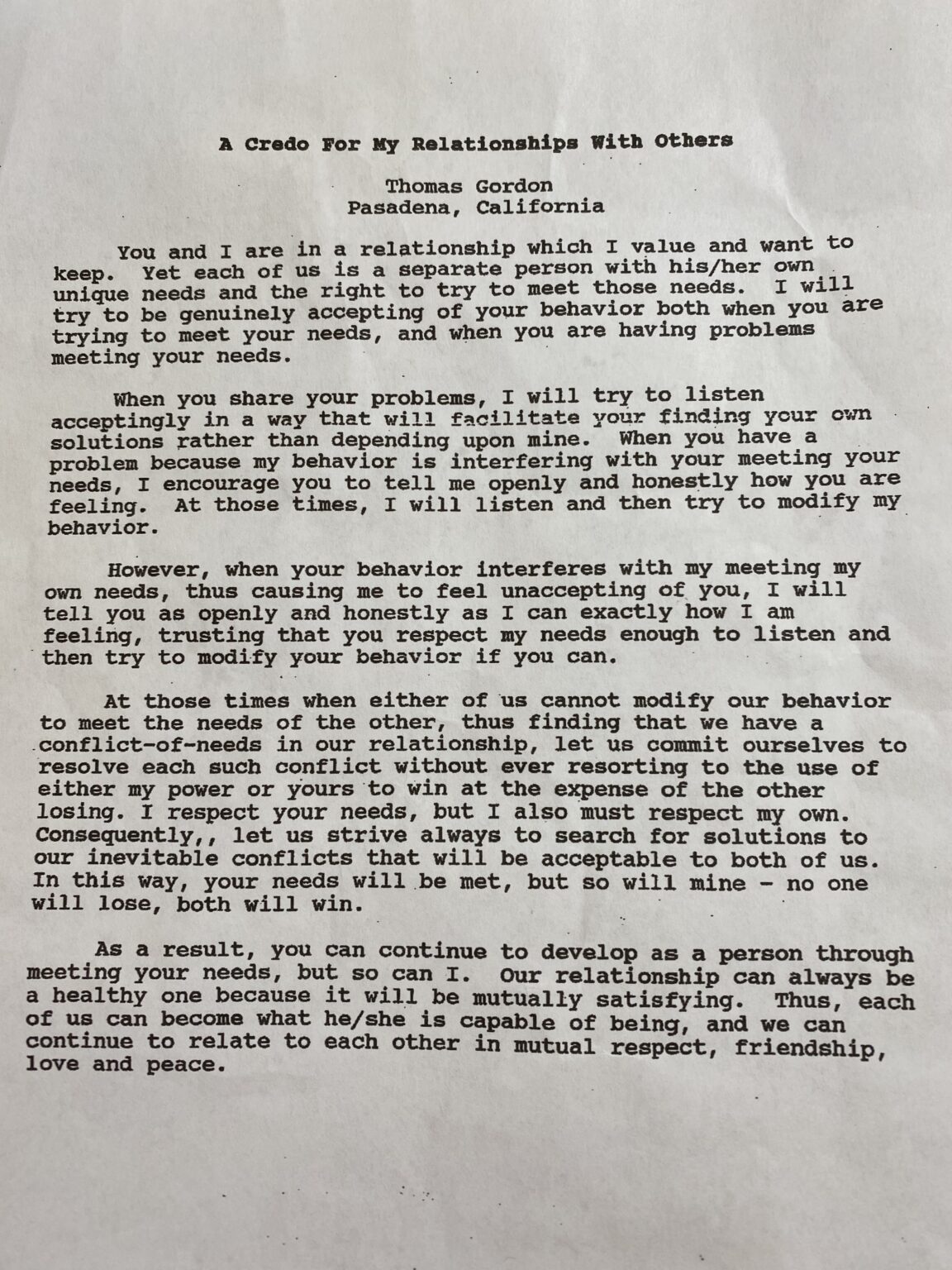 A Credo For My Relationship with Others – Emyrald Sinclaire | Spiritual ...